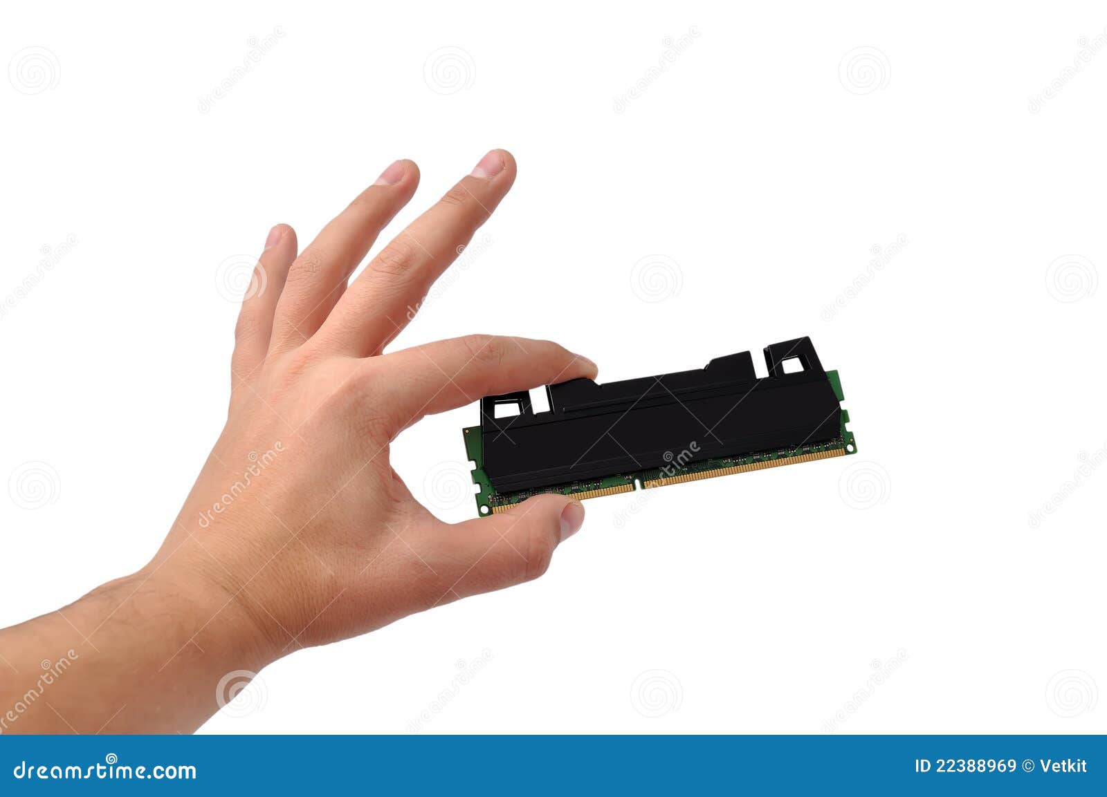RAM in hand stock image. Image of computer, hand, equipment - 22388969