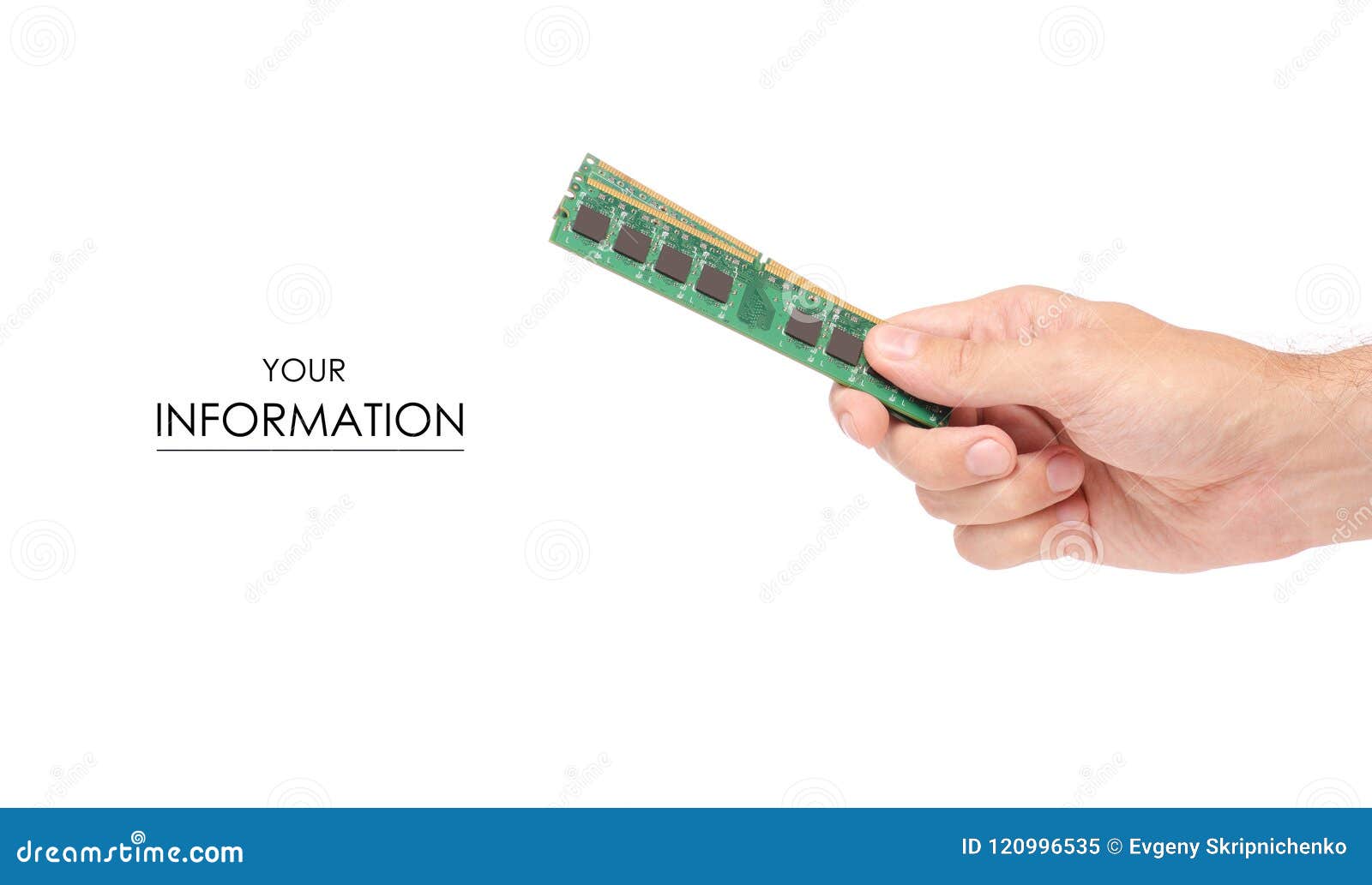 RAM in hand pattern stock image. Image of access, memory - 120996535