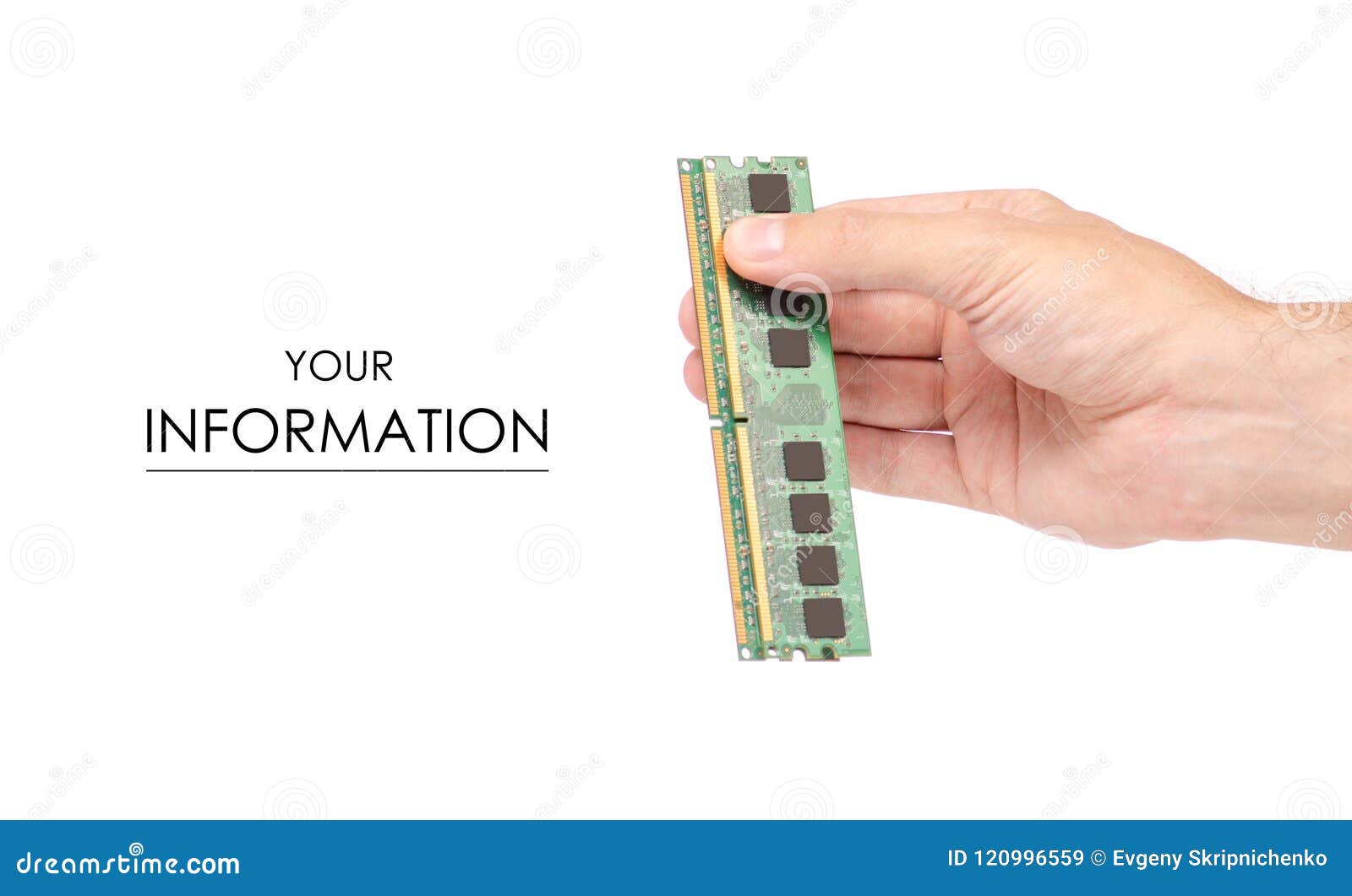 RAM in hand pattern stock image. Image of card, hardware - 120996559