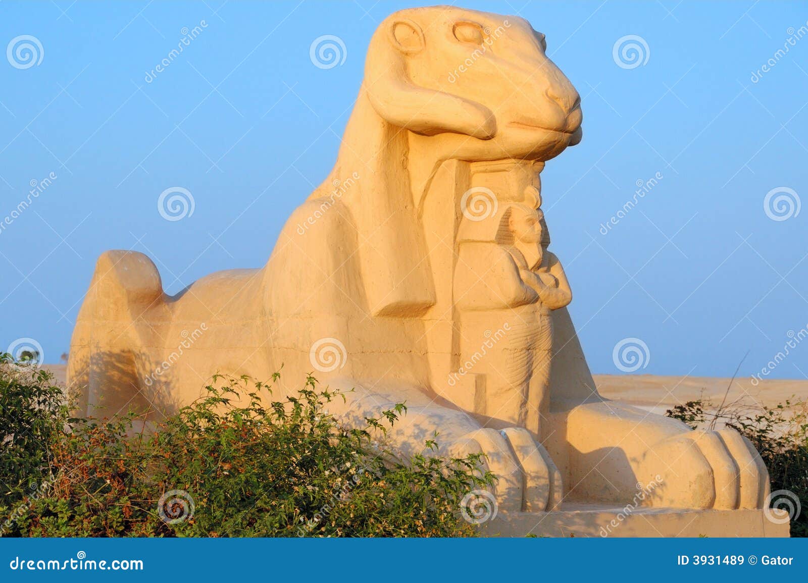 The Sphinx Is A Zoomorphic Mythical Creature. In Ancient Egyptian Art ...