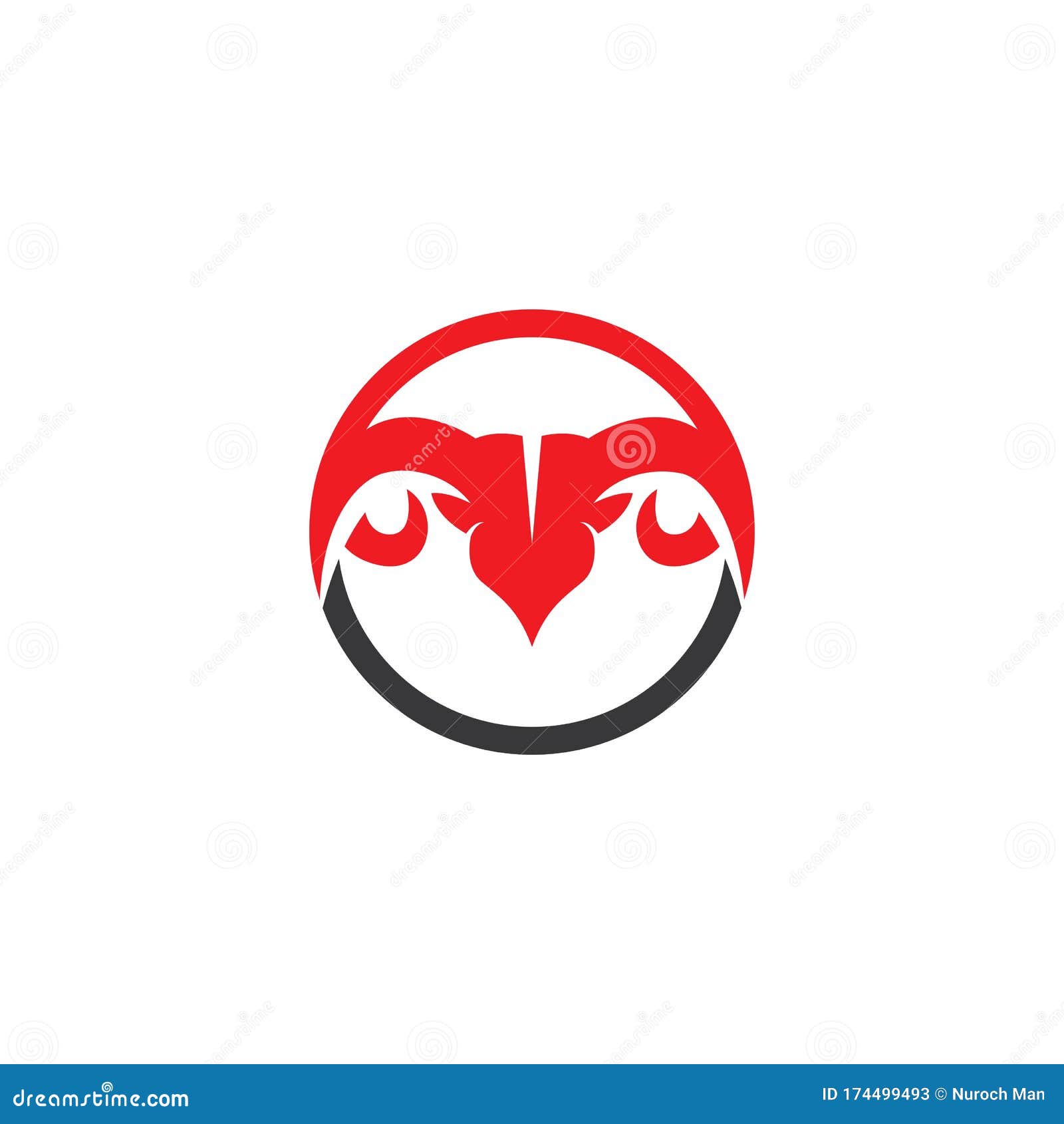 Ram Horns Vector Logo Icons Template. Stock Vector - Illustration of ...