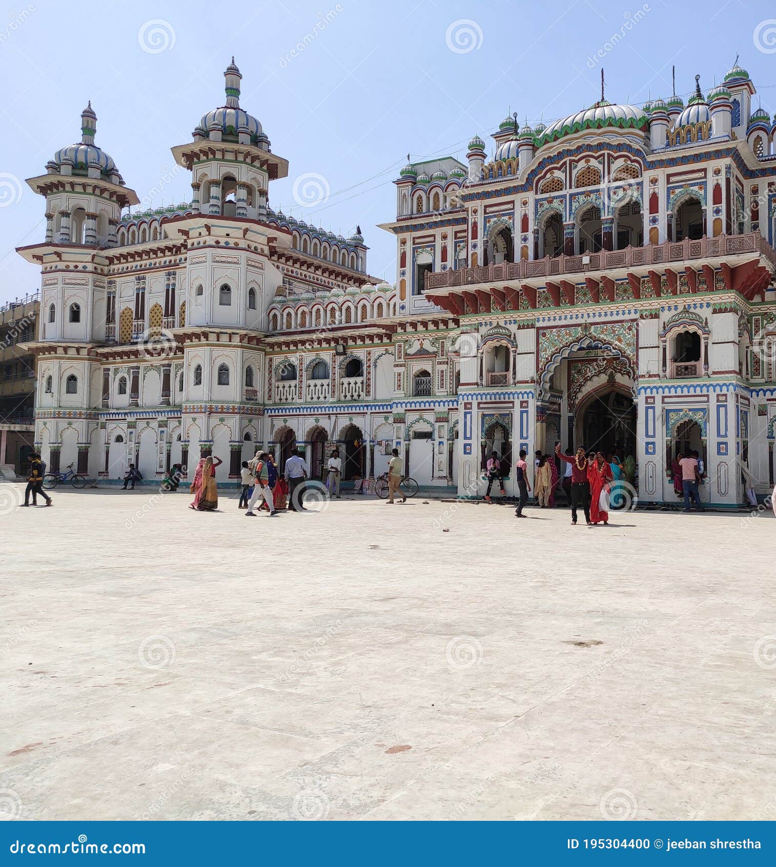 Janakpur Palace Inside View. Built By King Janak, Father Of Sita ...