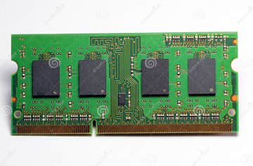 Computer Hardware, RAM Memory Card. Stock Image - Image of technology ...