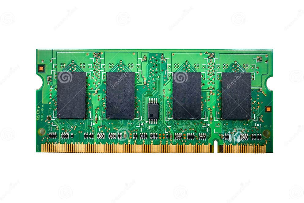 RAM Memory Cards for Notebook Stock Photo - Image of closeup, card ...
