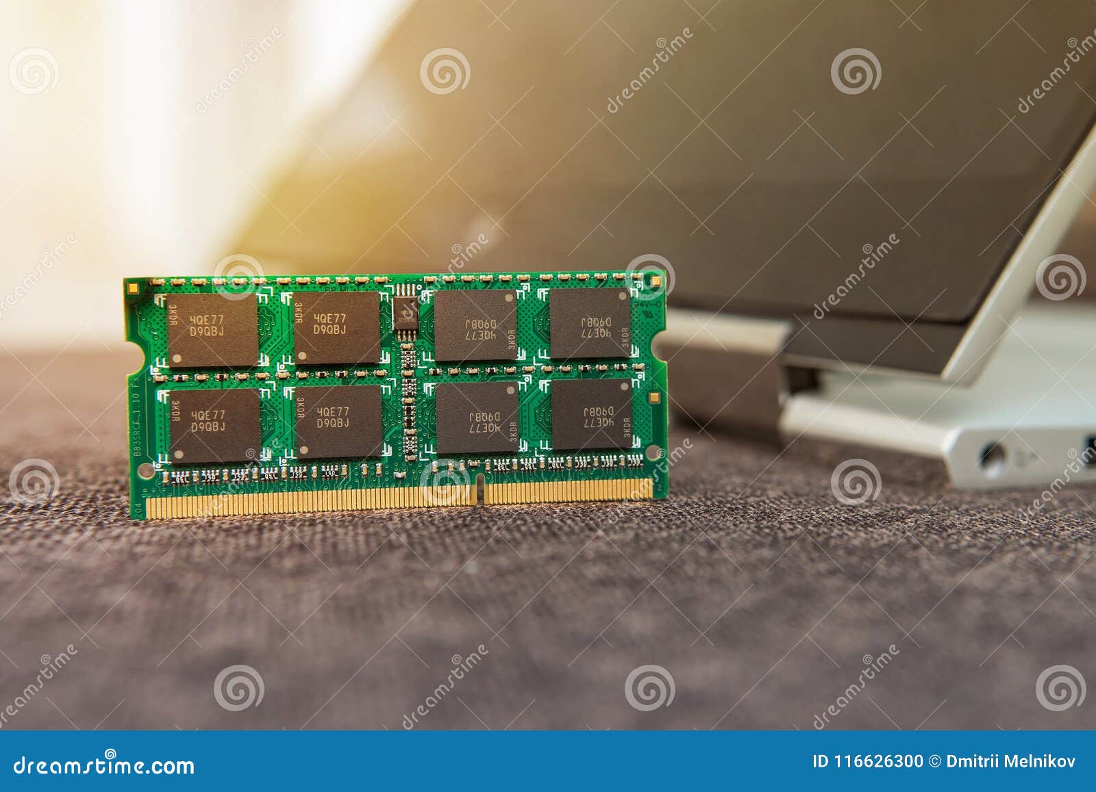 RAM Memory Cards for Notebook. Stock Photo - Image of module, high ...