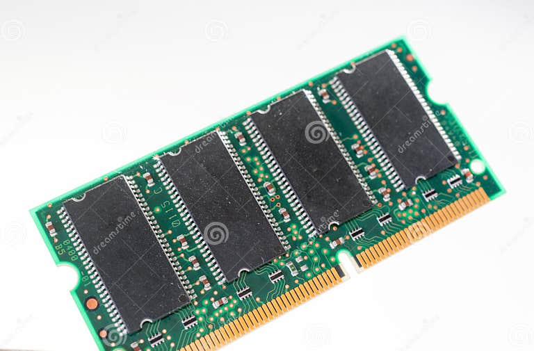 RAM memory chip stock photo. Image of electronics, chip - 127976164