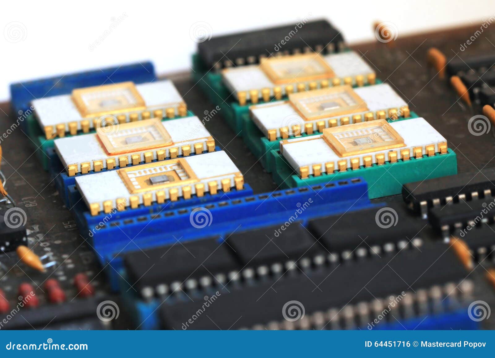 RAM memory stock photo. Image of micro, motherboard, computer - 64451716