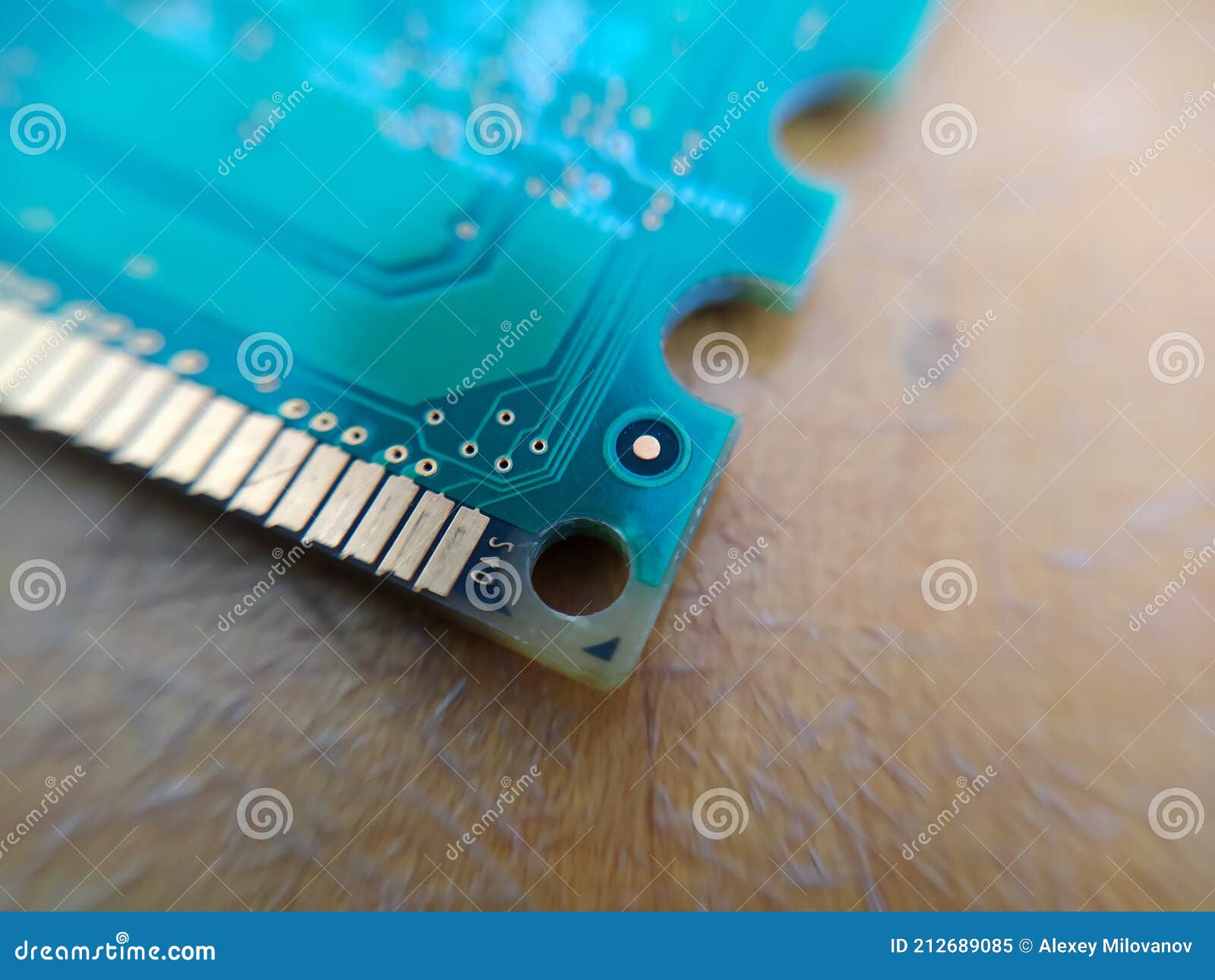 Memory Circuit Board And Chipset For Computer Stock Photo ...