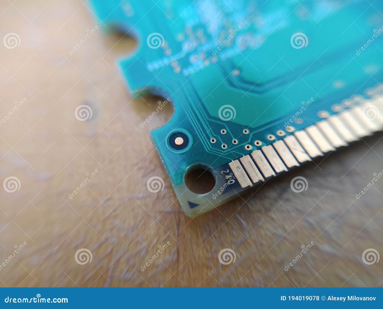 Memory Circuit Board of Computer Macro Close-up Stock Photo - Image of ...