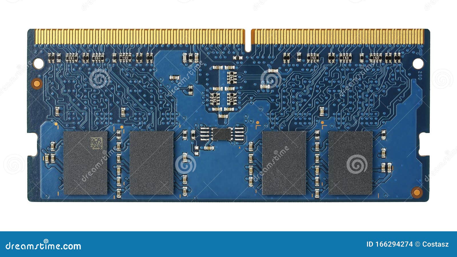 Ram memory stock photo. Image of microchip, white, access - 166294274