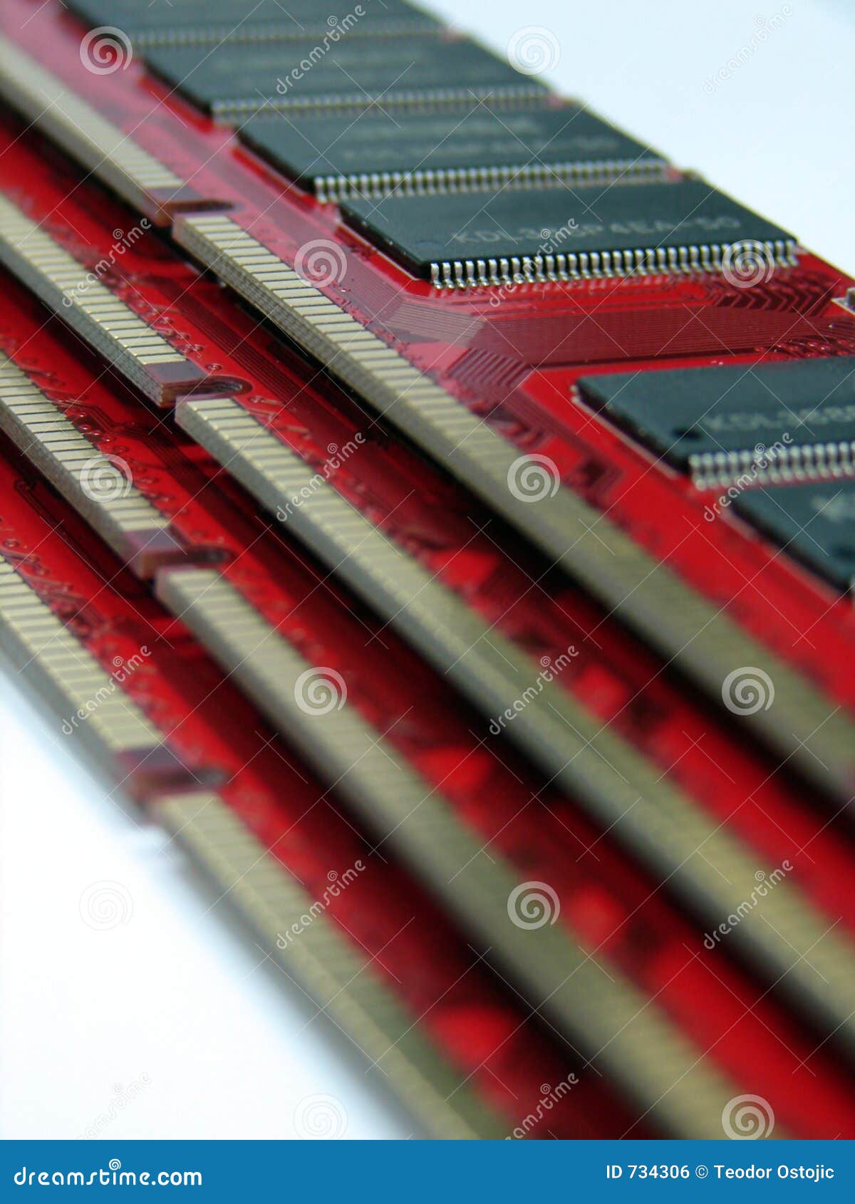 RAM modules close up stock photo. Image of close, macro - 734306