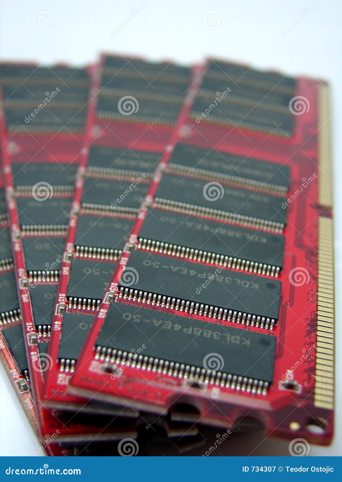 RAM modules close up stock image. Image of gigabyte, technology - 734307