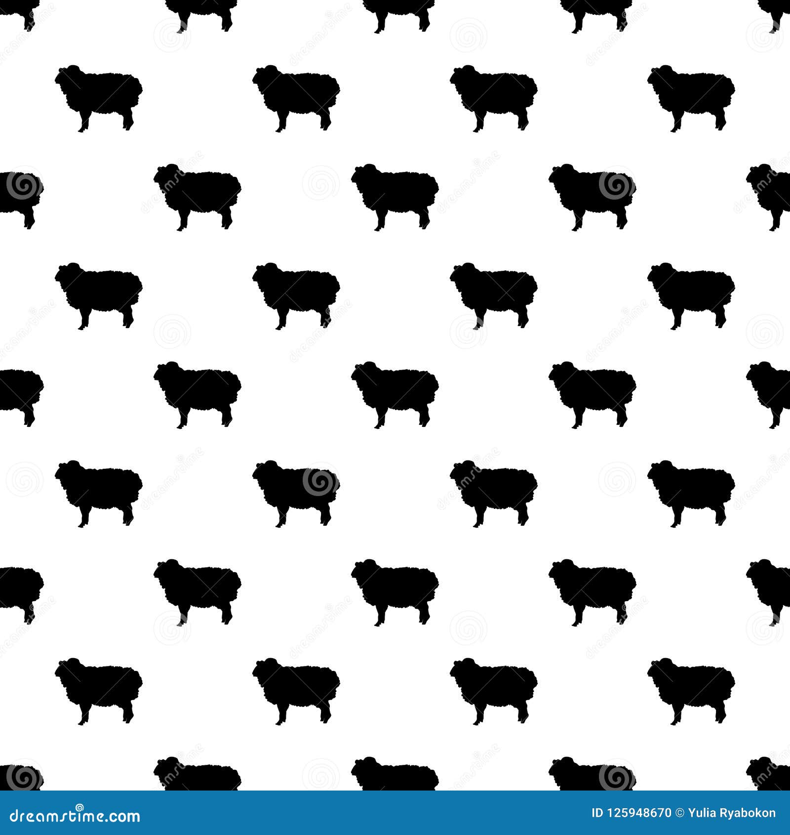 Ram pattern seamless stock illustration. Illustration of husbandry ...