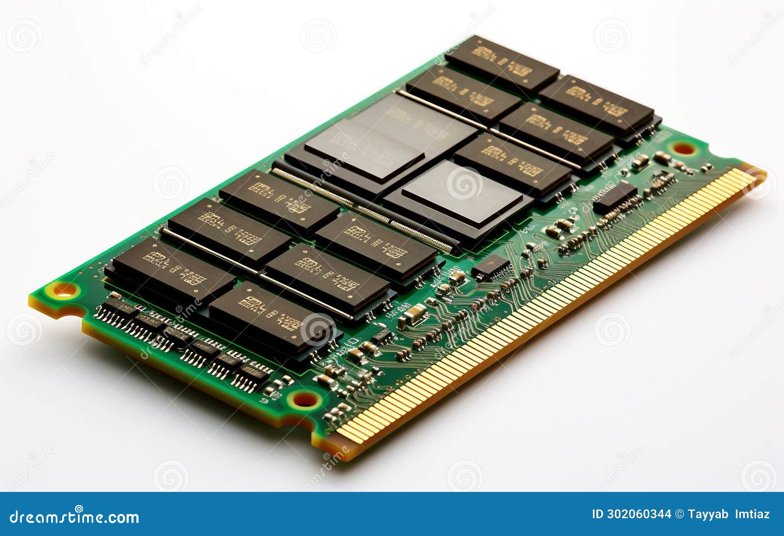 Random Access Memory Chip Icon On White Background. Simple Element ...