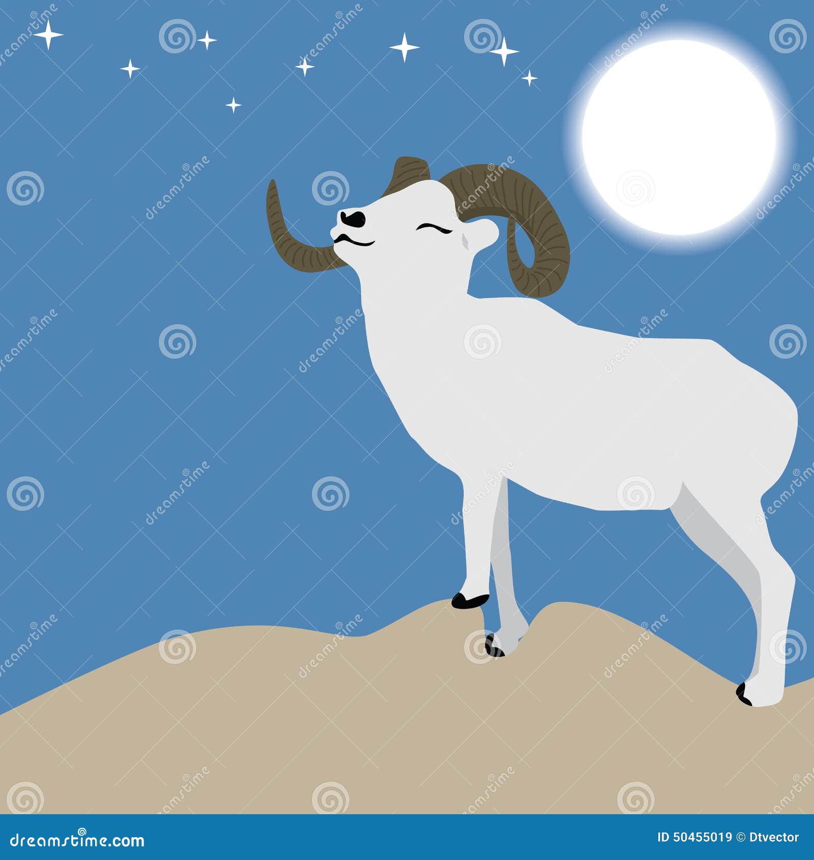 Ram relax stock vector. Illustration of design, concept - 50455019