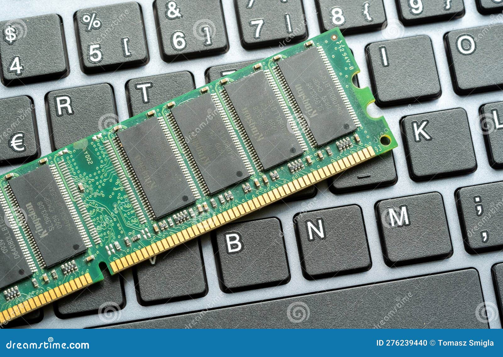 All Parts And Components For Modern Desktop Computer. Mainboard Power ...