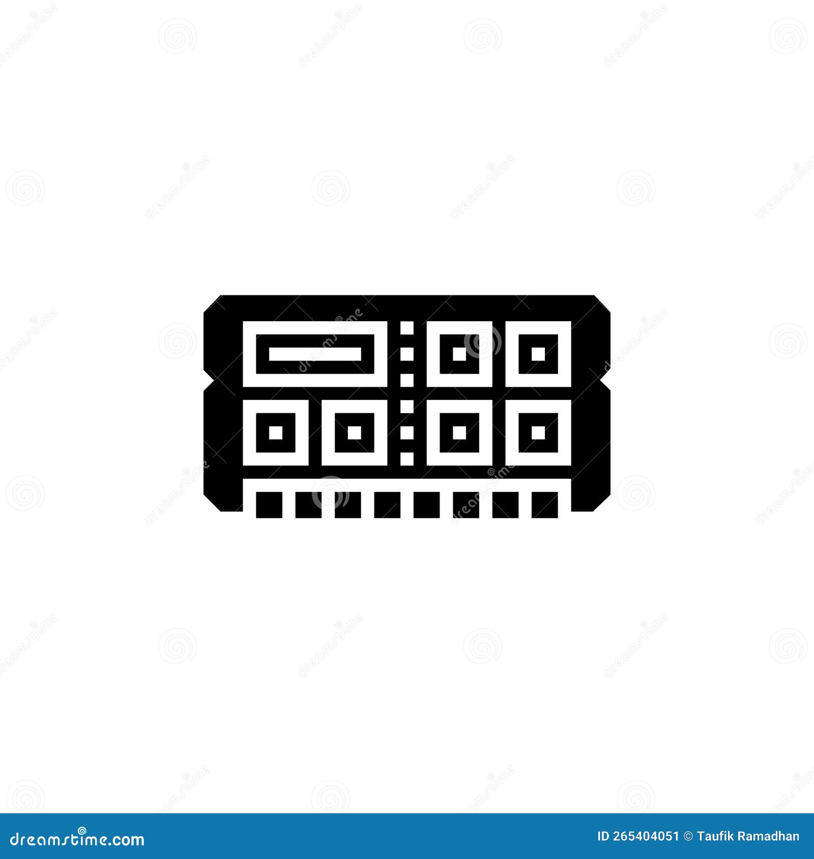 Ram Vector Icon. Computer Component Icon Solid Style. Perfect Use for Logo, Presentation ...