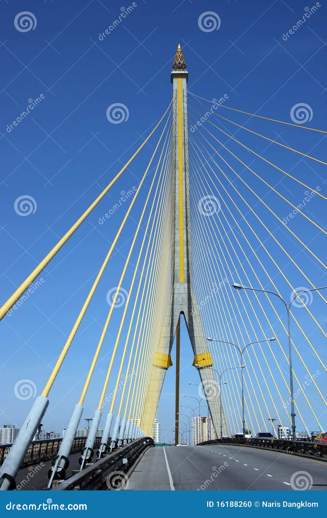 Rama 8 Bridge stock photo. Image of rama, beautiful, wire - 16188260