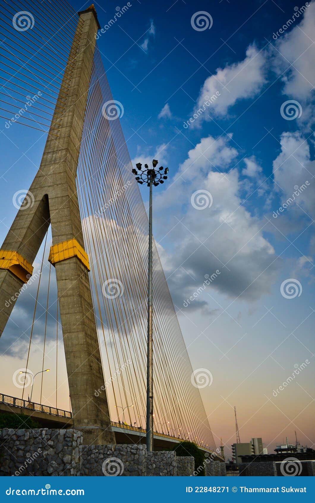 Rama eight bridge stock image. Image of path, architecture - 22848271