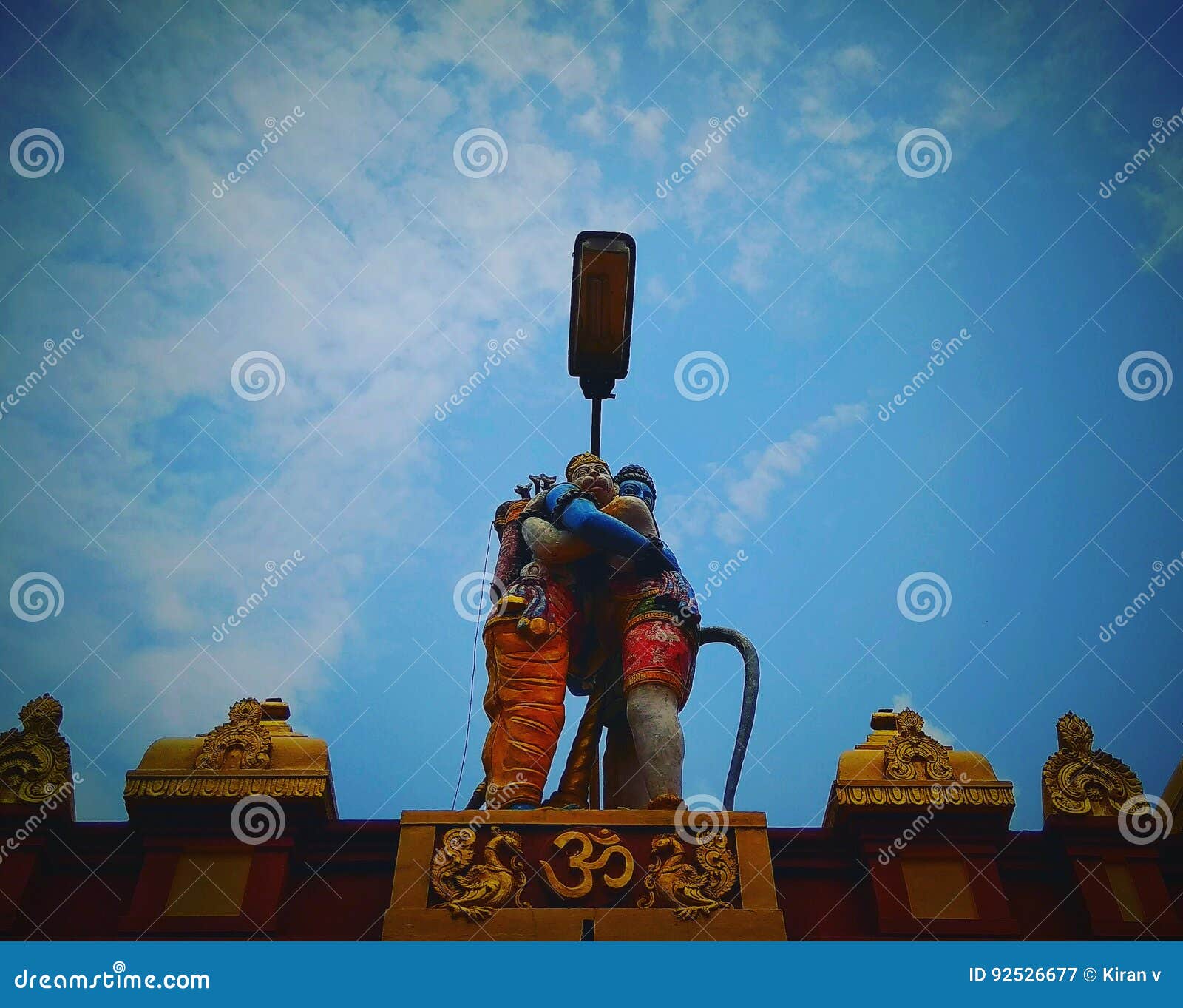 Rama and Hanuman stock image. Image of rama, hanuman - 92526677
