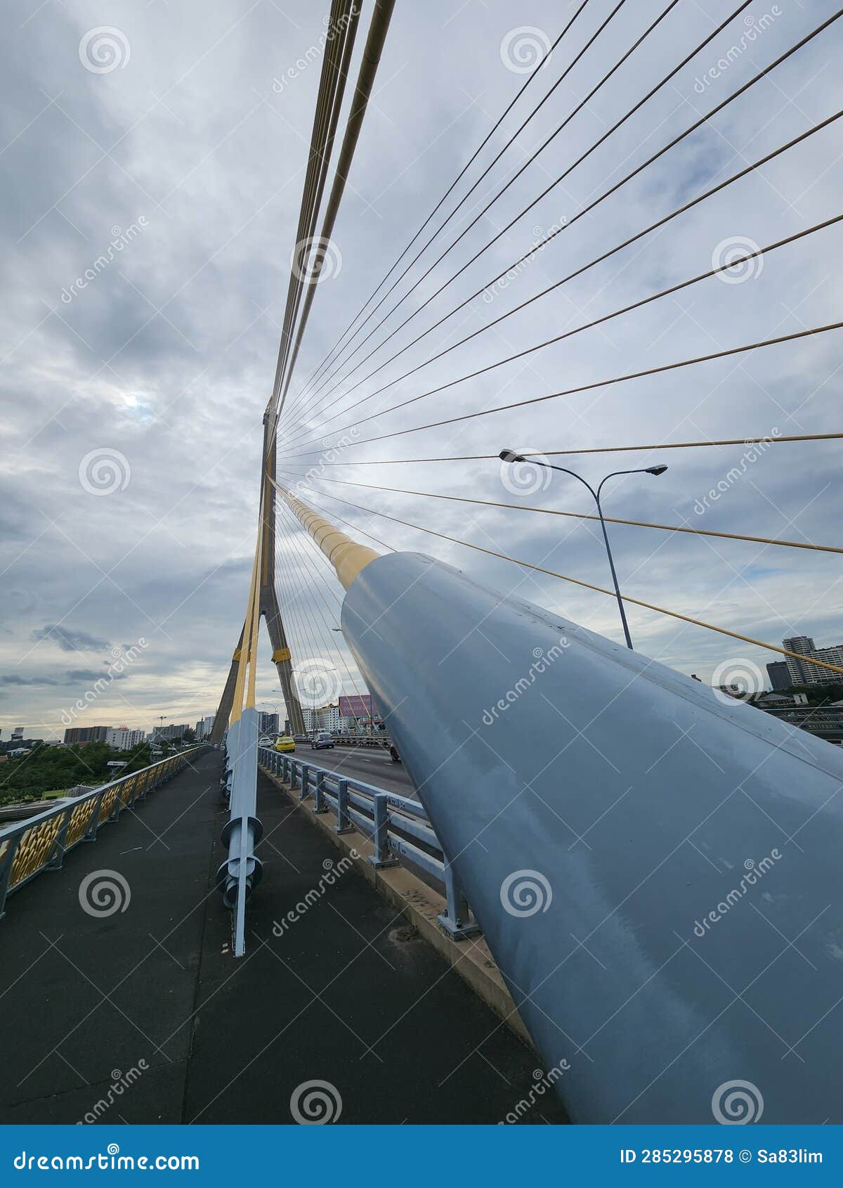 Rama IX Bridge in Bangkok Thailand Stock Photo - Image of bridge ...