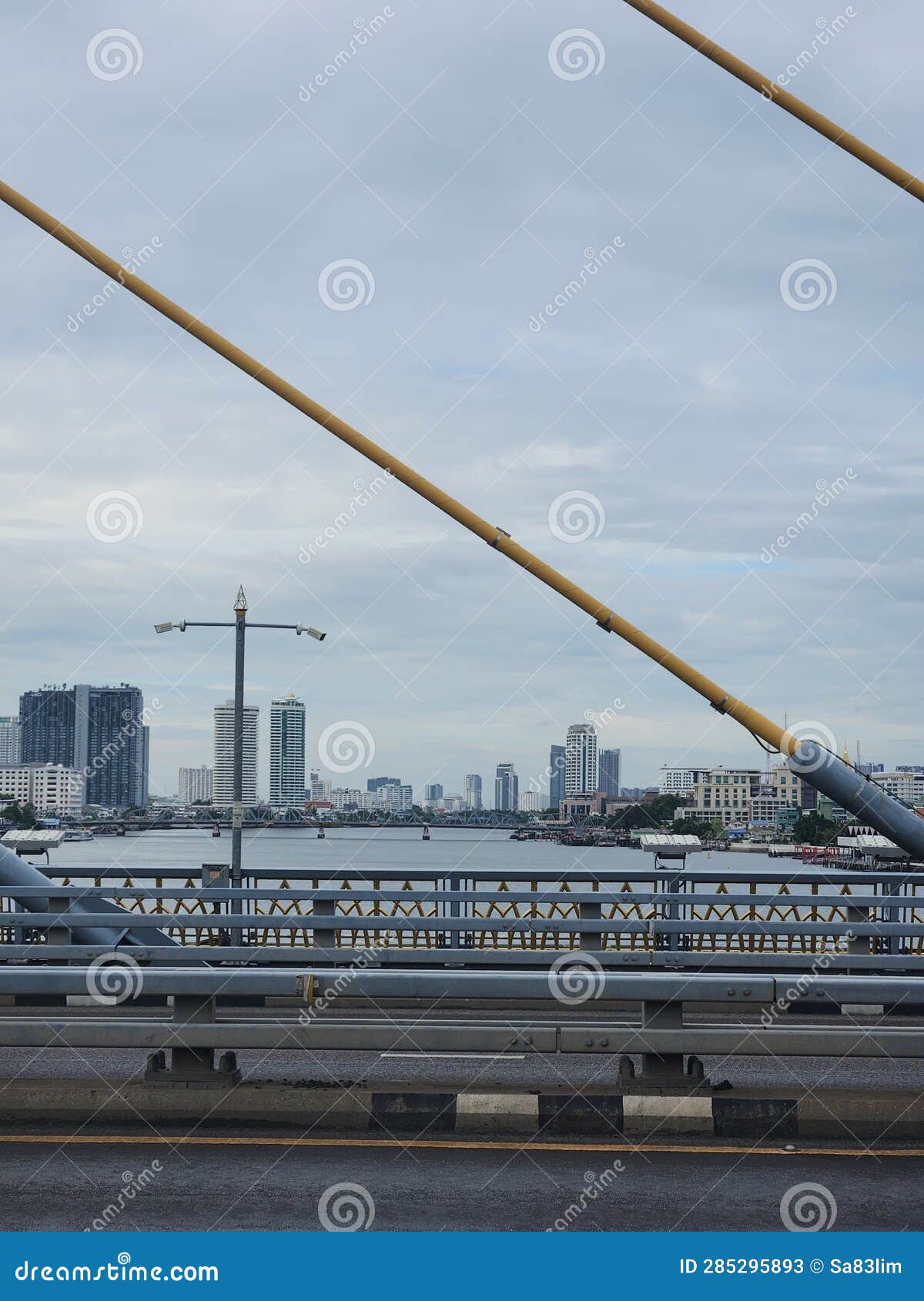 Rama IX Bridge in Bangkok Thailand Stock Image - Image of stadium ...
