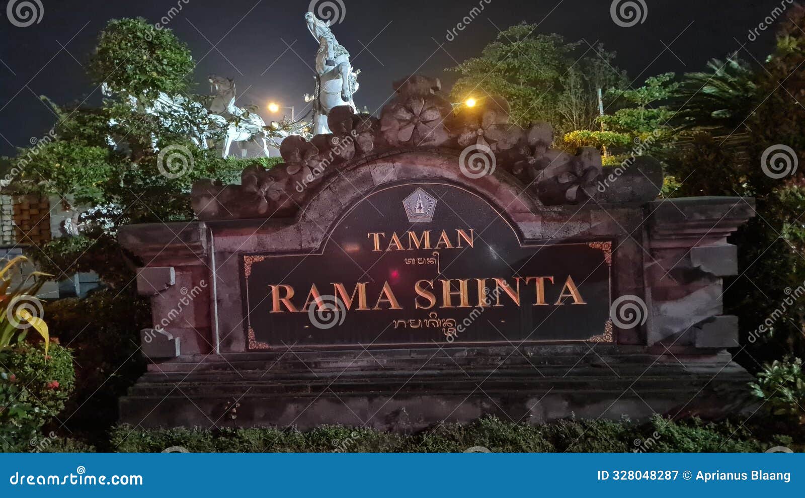 Rama Shinta Park Monument in Bali Editorial Photography - Image of ...