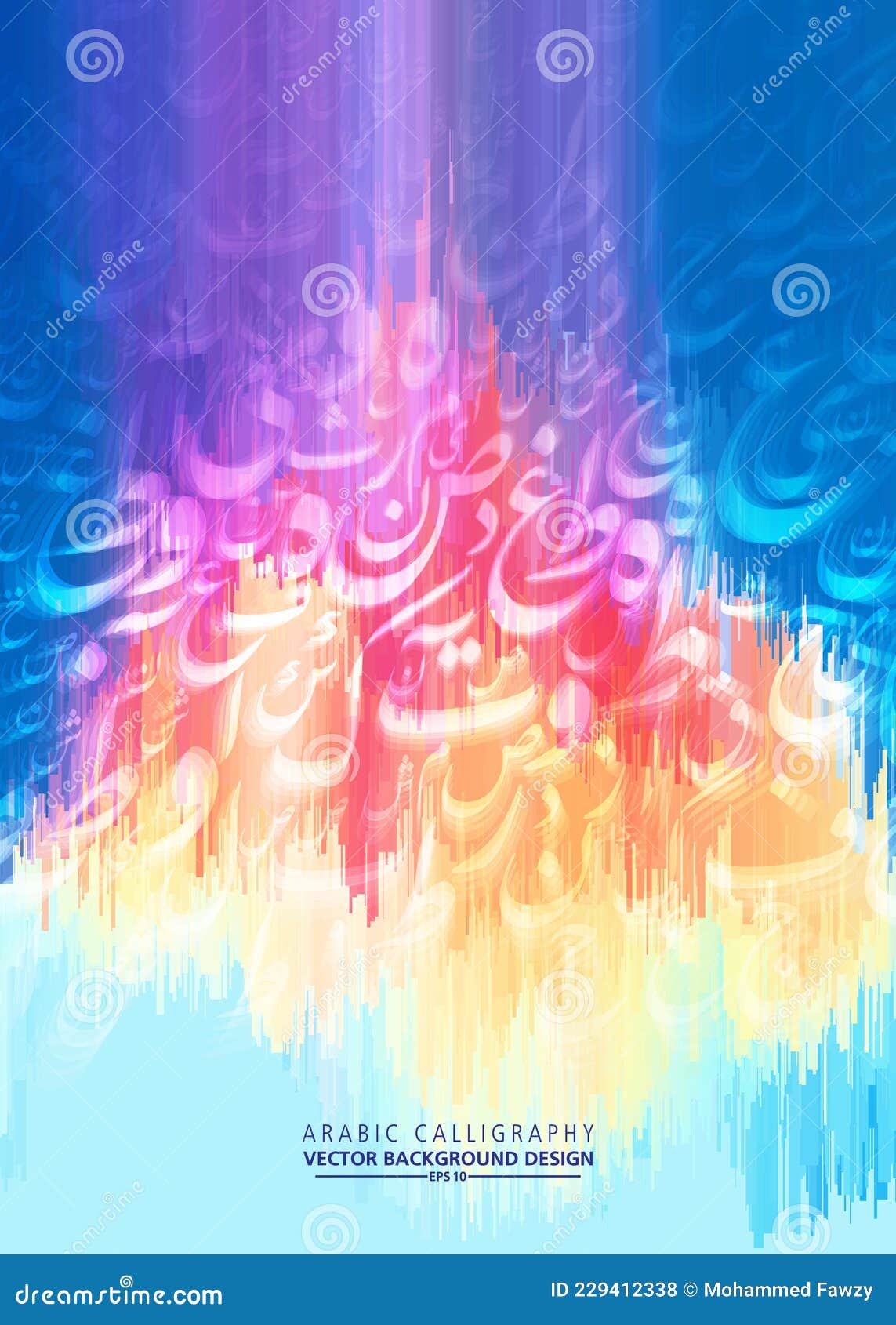 Arabic Background Theme, Arabic Art Calligraphy.- Vector Stock Vector ...