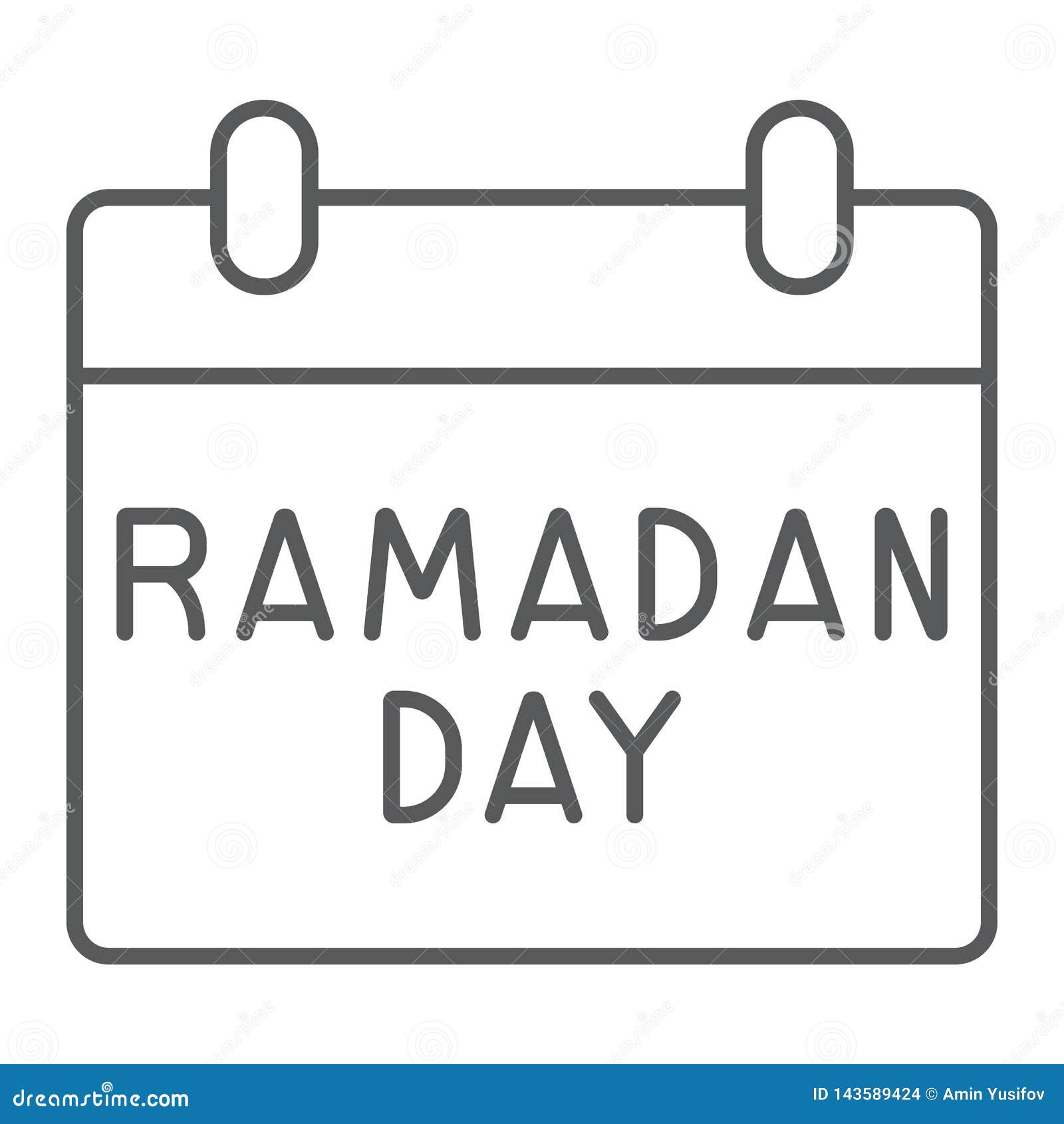 Ramadan Thin Line Icon Set, Islamic Symbols Collection, Vector Sketches ...