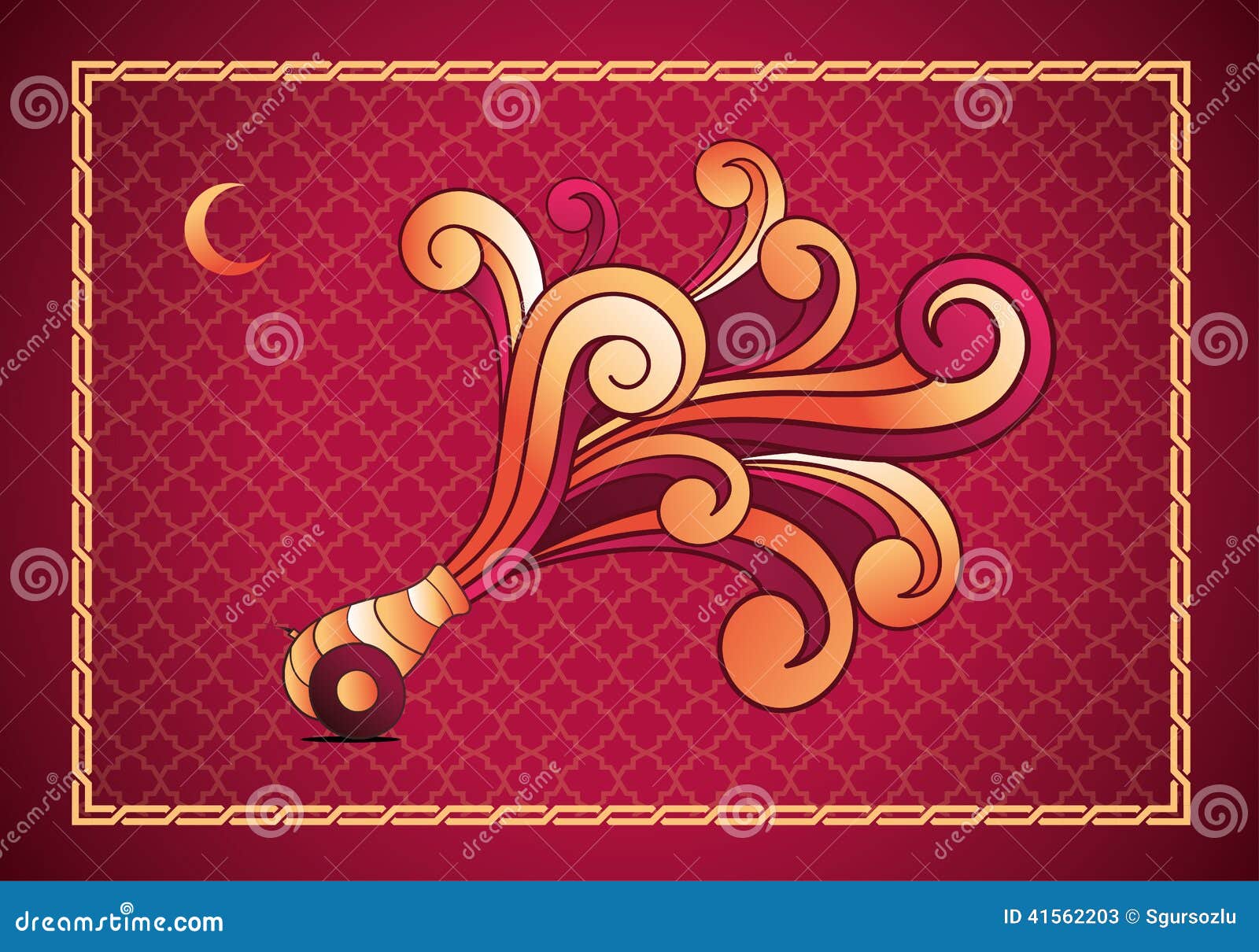 Ramadan Cannon stock vector. Illustration of iftar, obsolete - 41562203