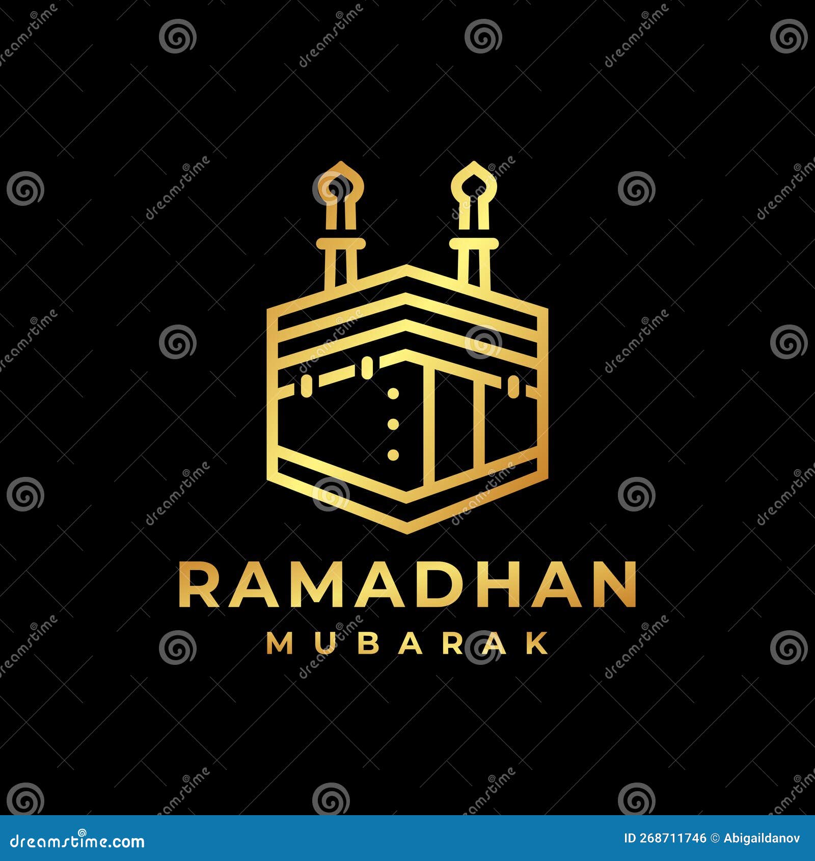 Ramadan Kaaba Outline Icon. Element Of Ramadan Day Illustration Icon ...