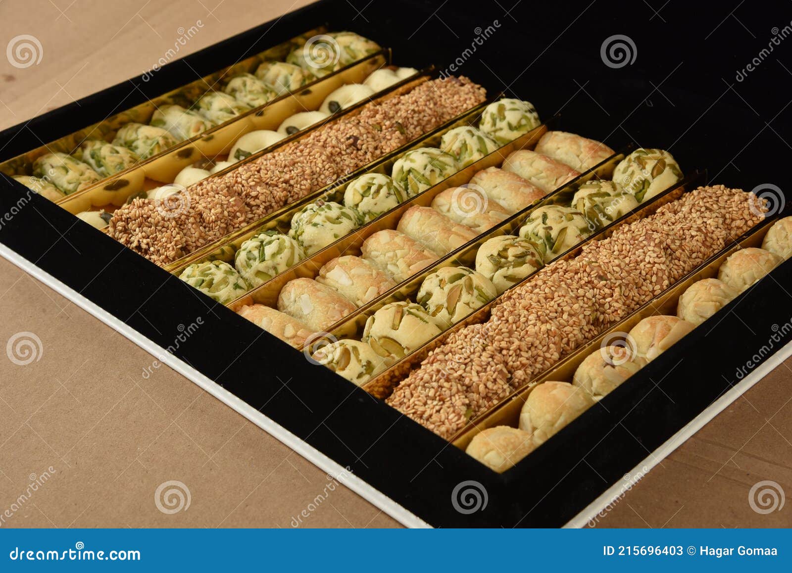 Ramadan and Eid`s Pastries. Arabic and Turkish Desserts Stock Image ...