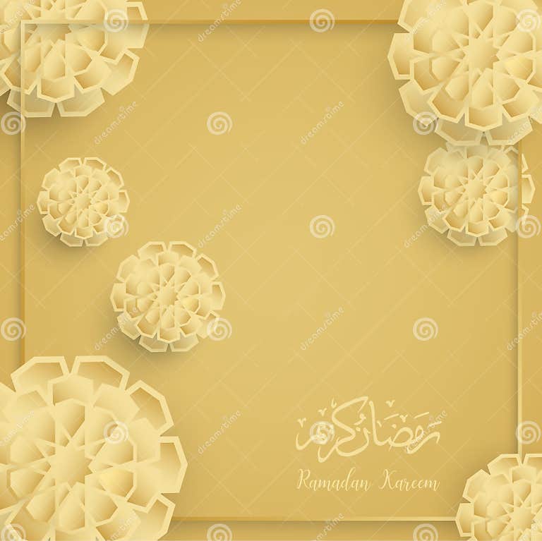 Ramadan Gold Backgrounds Vector,Ramadan Kareem with Arabic Pattern ...