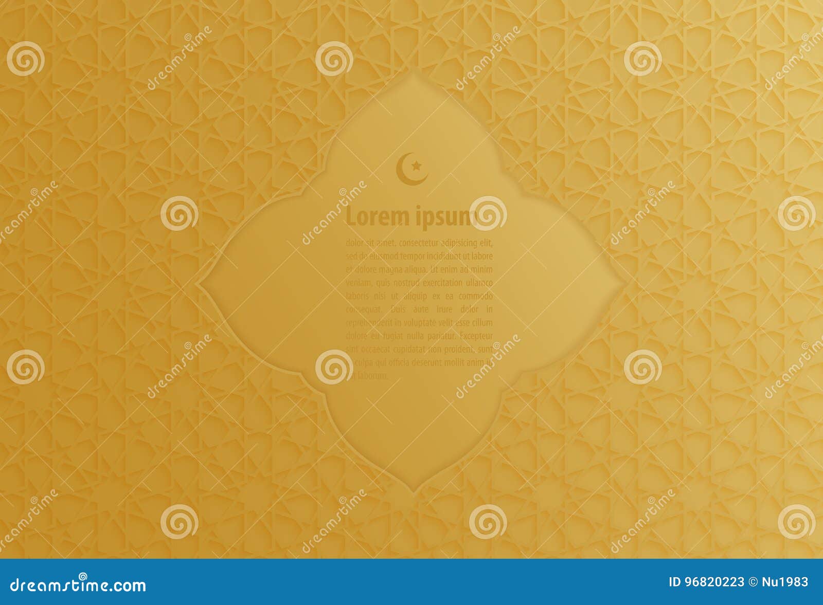 Ramadan Gold Backgrounds Vector,Ramadan Mubarak | CartoonDealer.com ...