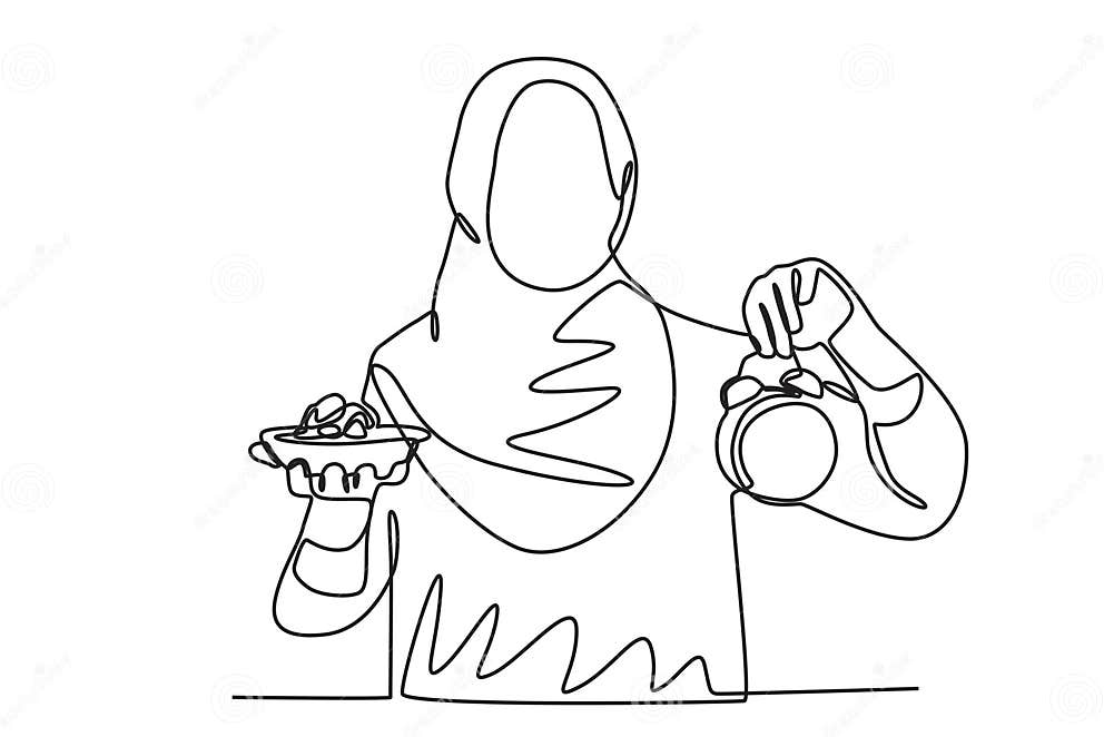 Ramadan iftar time stock vector. Illustration of lantern - 299986301