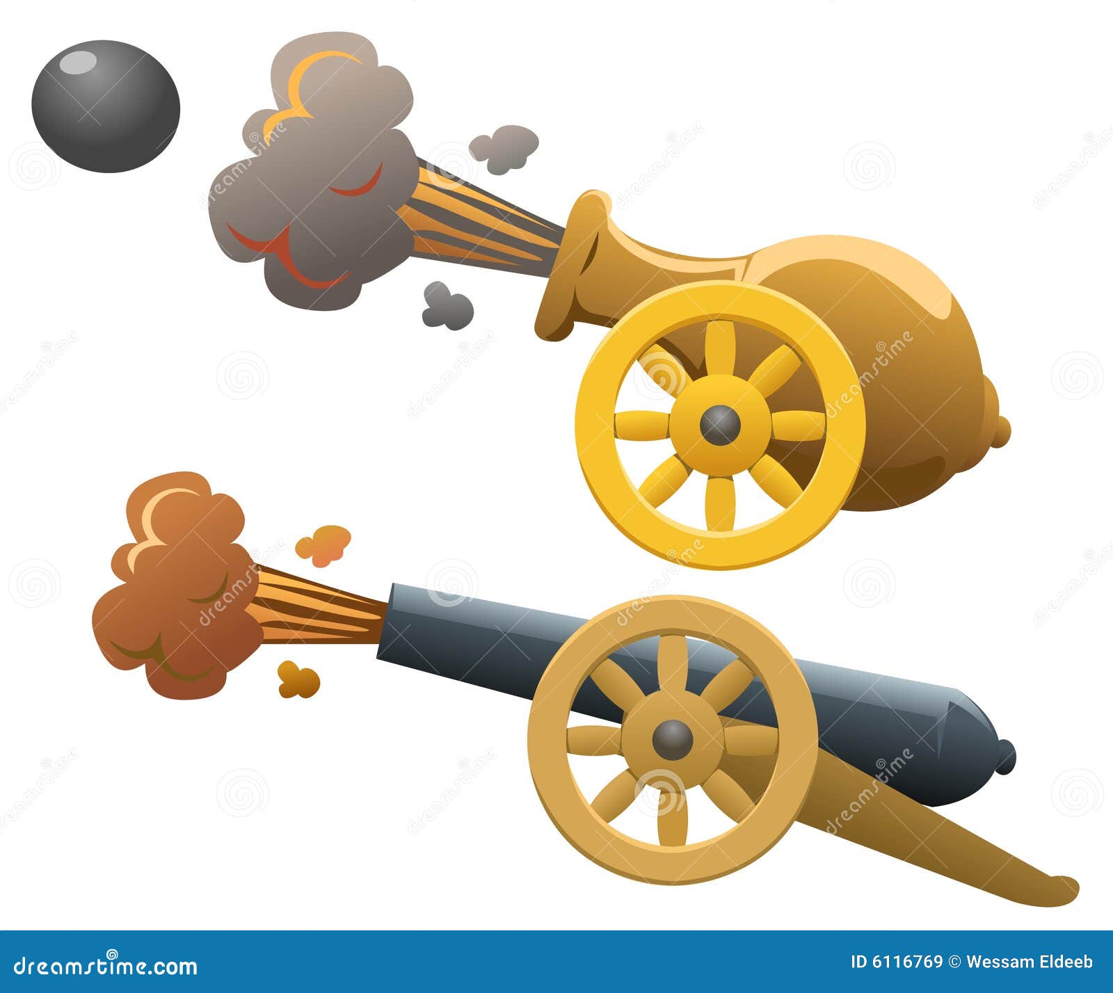 Ramadan Kanonen vektor abbildung. Illustration von schwer - 6116769