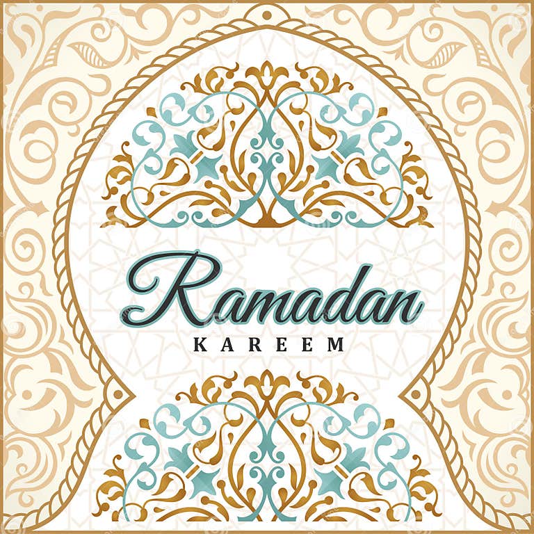 Ramadan Kareem Greeting Background Islamic Symbol Crescent with Arabic ... Ramadan Kareem Greeting Background Islamic Symbol Crescent with Arabic ...