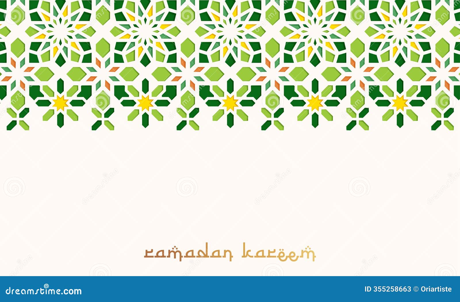 Islamic Geometric Color Full Pattern Vector For Background Design ...