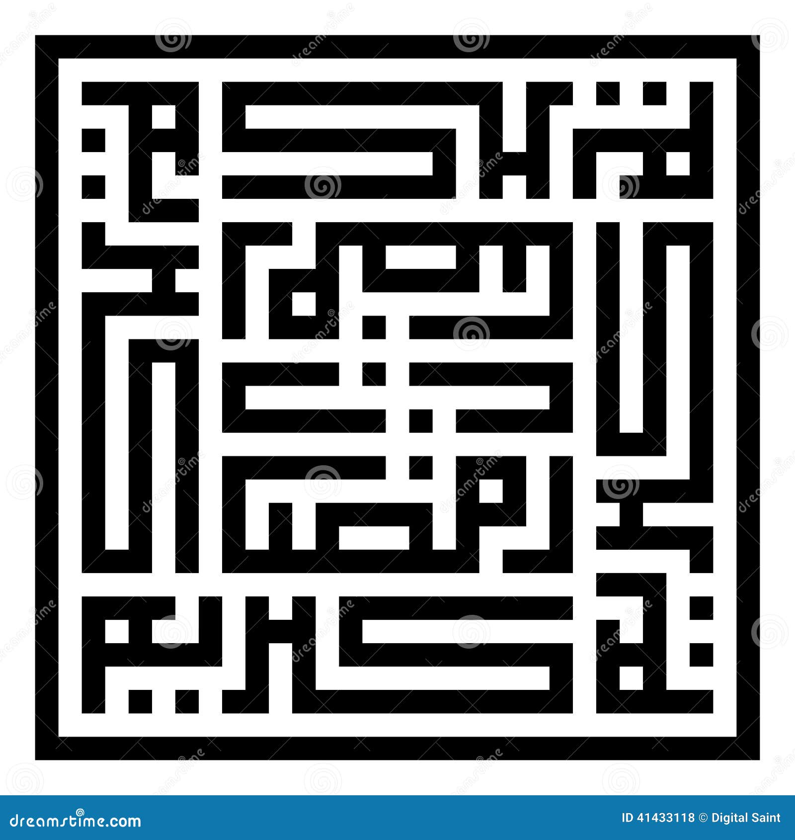 Ramadan Karim Arabic Comic Font Vector Illustration | CartoonDealer.com ...