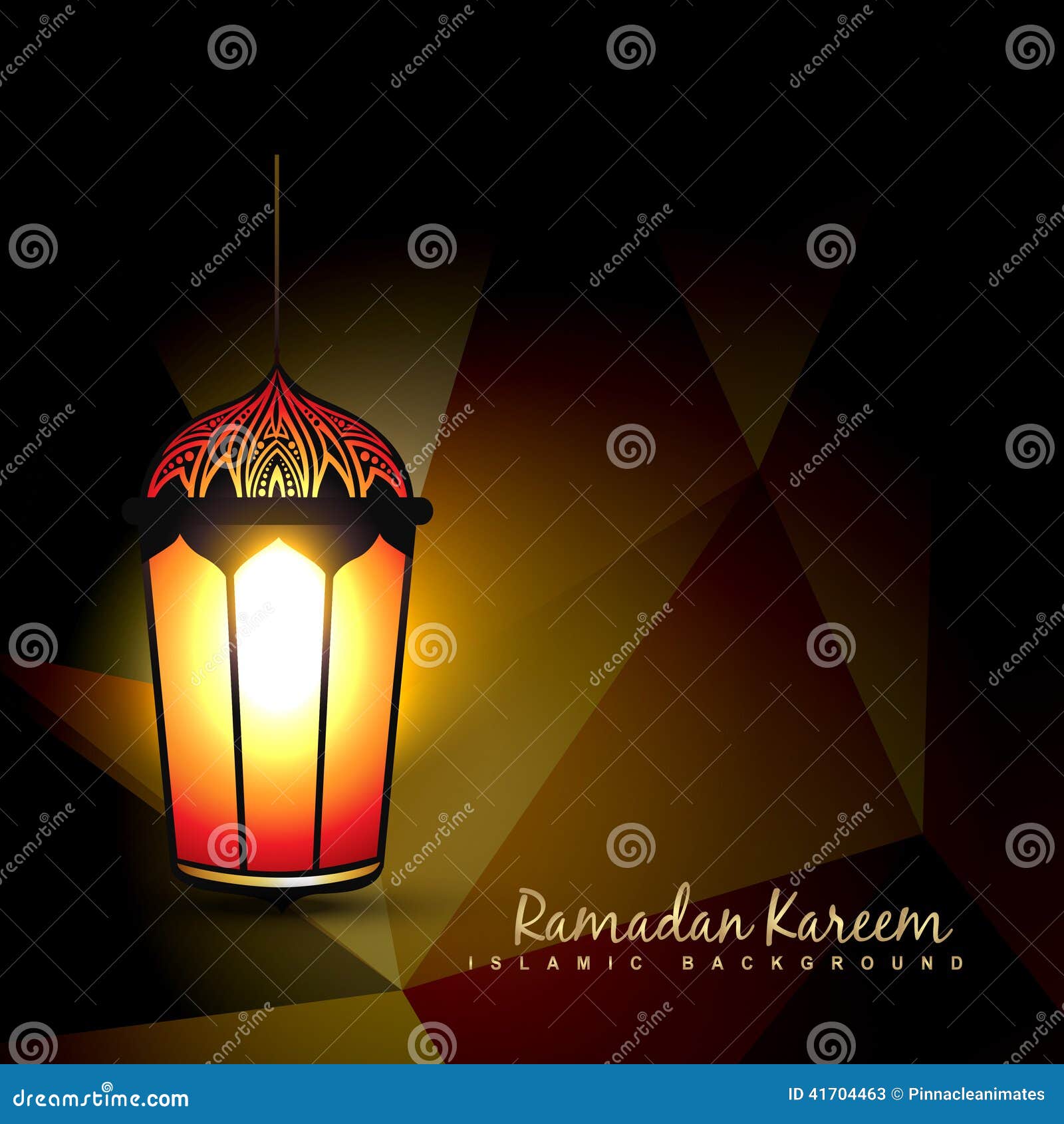 Ramadan lamp stock vector. Illustration of ramzaan, fast - 41704463