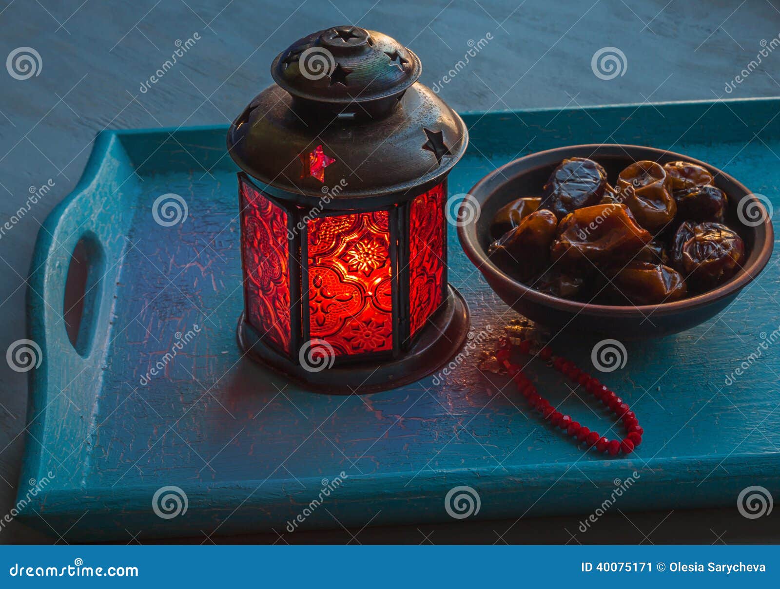 Ramadan Lamp and Dates Still Life Stock Image - Image of islam, kareem ...