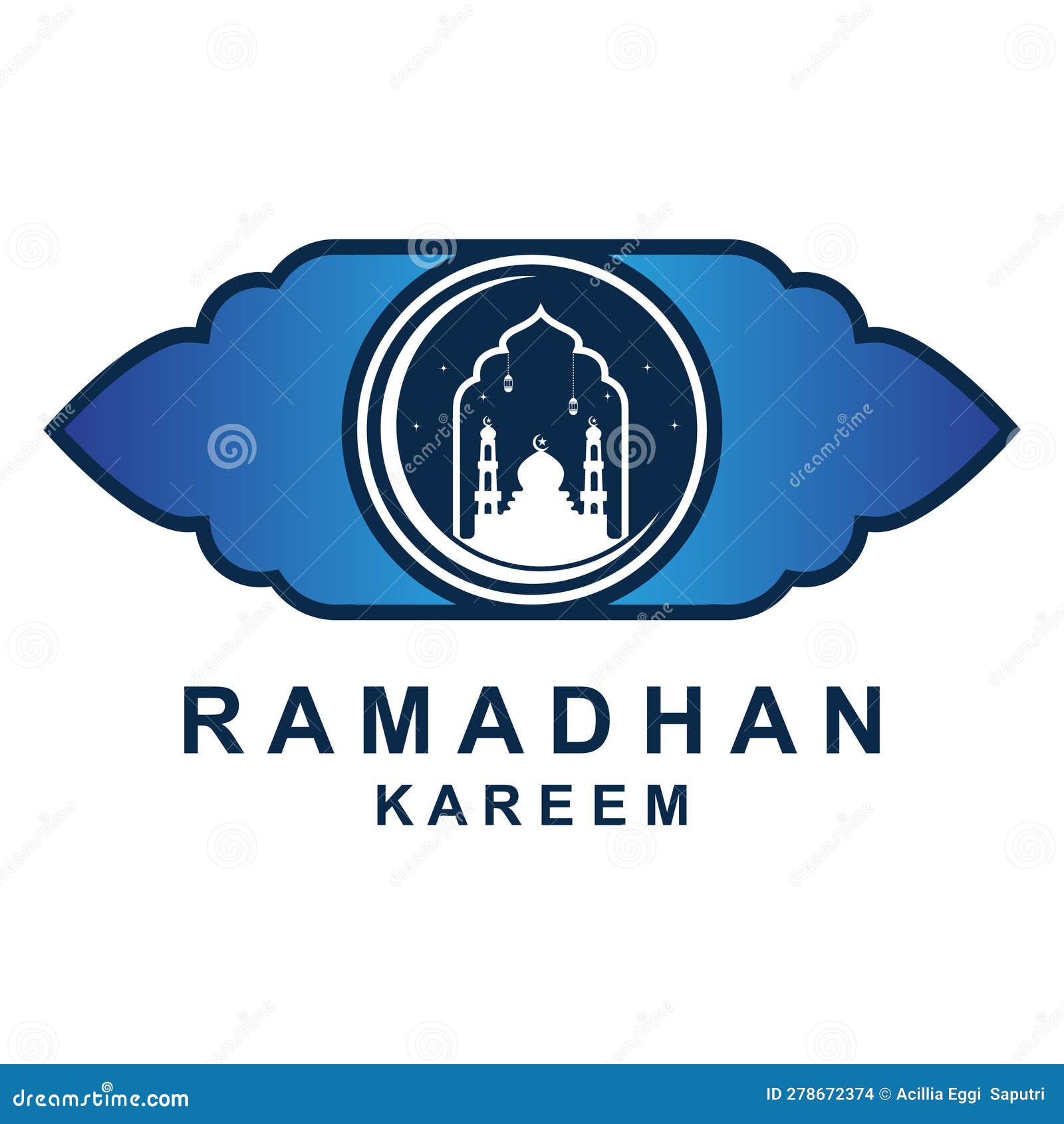 Ramadan Logo Vector Illustration Design Stock Vector - Illustration of ...