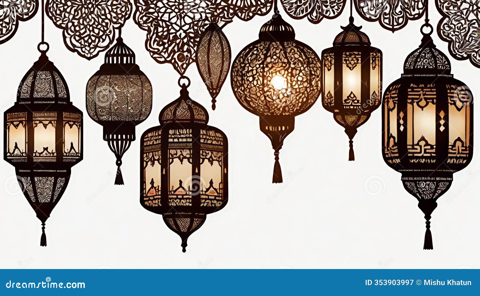 Lantern Islamic Pixel Art Clipart Design Graphic Vector Illustration ...