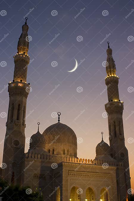 Ramadan mosque stock image. Image of silhouette, traditional - 7325319