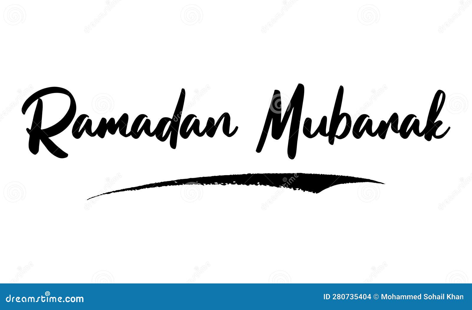 Ramadan Mubarak Bold Text Lettering Typography Vector Design Quote ...