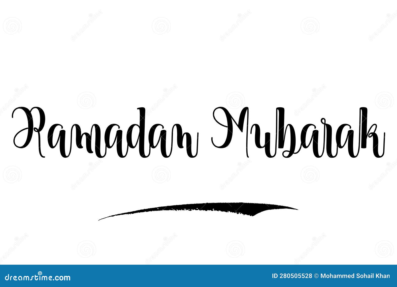 Ramadan Mubarak Typography Lettering Text Vector Design Quote Stock ...