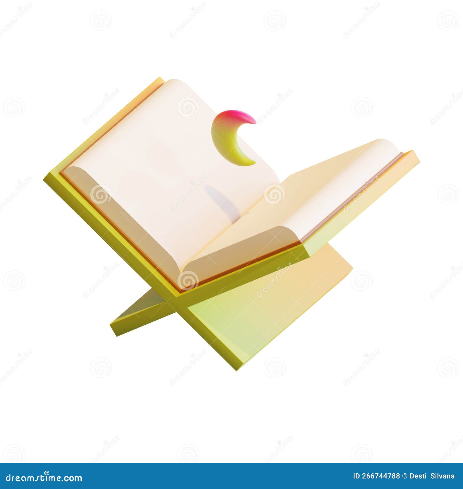 Ramadan Quran Cartoon Colored Clipart Illustration | CartoonDealer.com ...