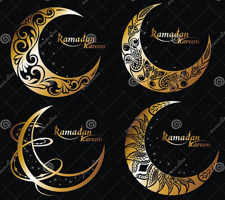 Ramadan symbols stock vector. Illustration of amulet - 68725293