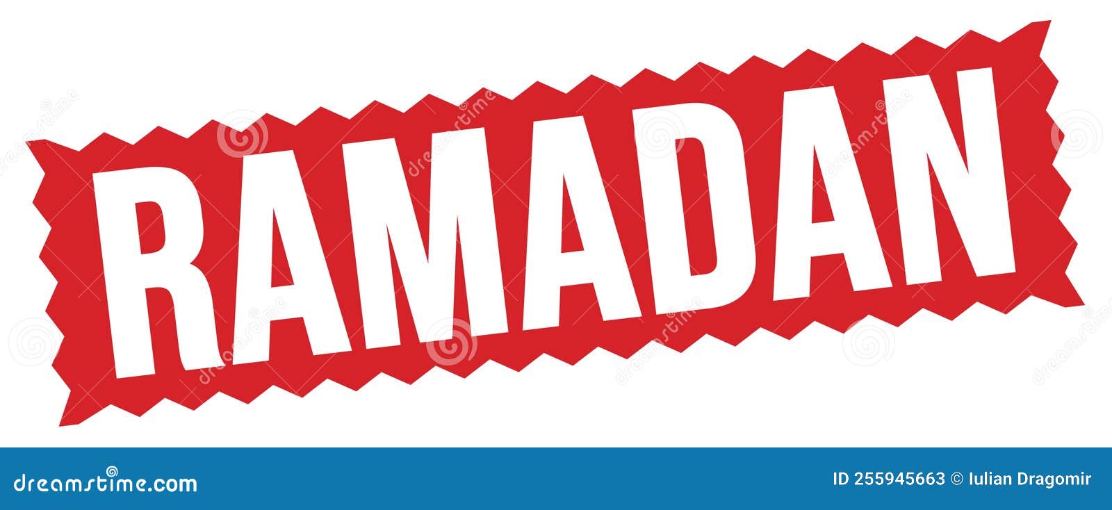 RAMADAN Text Written on Red Stamp Sign Stock Illustration ...