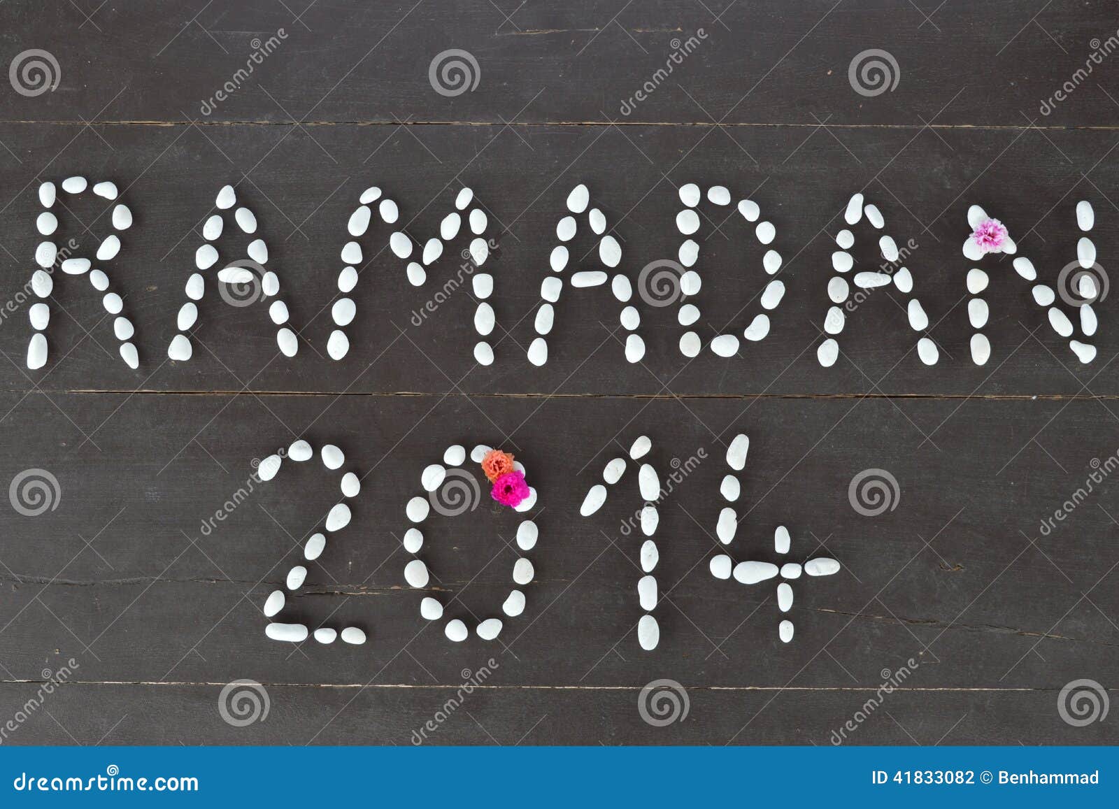 Ramadan writing stock photo. Image of pebble, written - 41833082